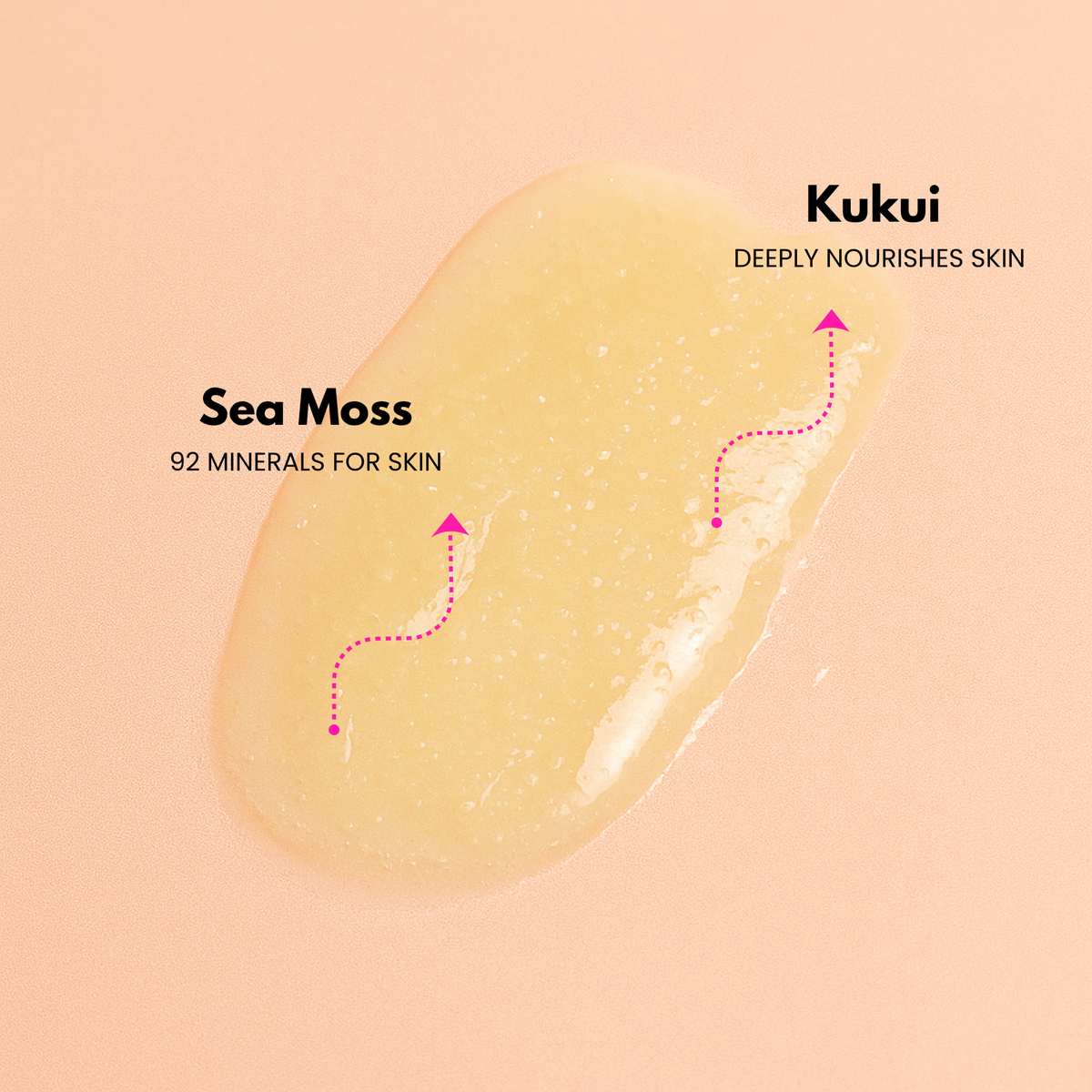 Juicy Melon Sea Moss Sugar Scrub - Natural Vybz Skincare